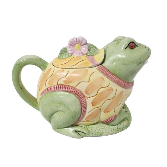 Seymour Mann | Kitchen | Vintage 8s Seymour Mann Ceramic Frog Teapot ...
